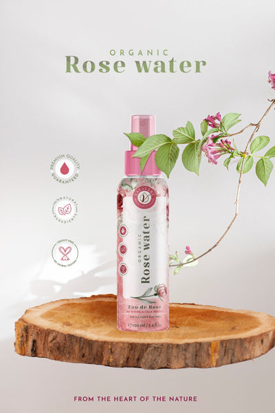 Organic Rose water 100 ml – layavert
